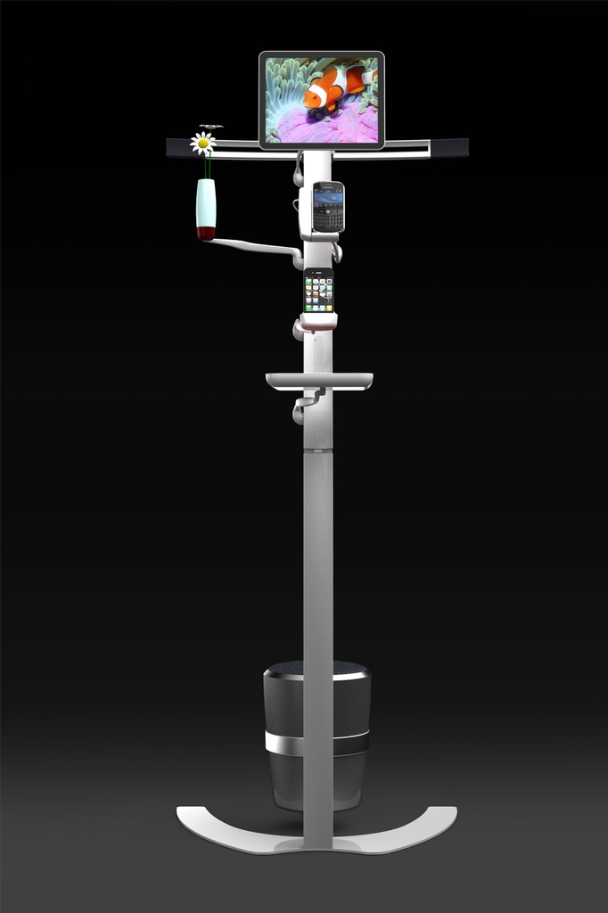 "Floor stand" console - Kris Silfver Design