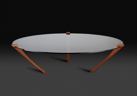 Coffee table, circular (3 legs) - Kris Silfver Design